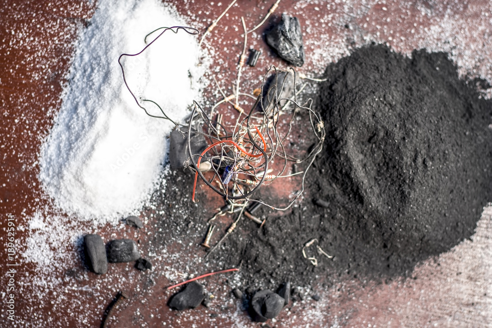 Close of ingredient or mixture of Earthing system or Grounding system i ...