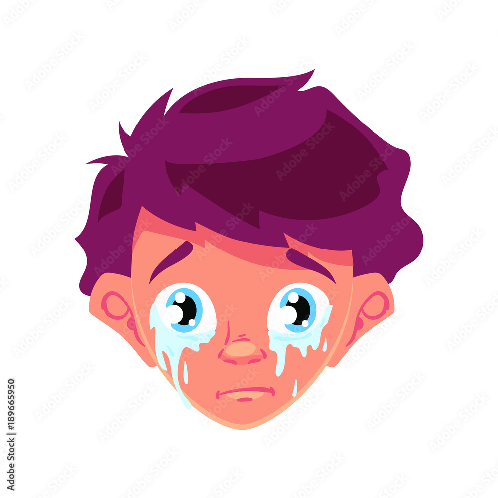 Boy Pretty Crying Eyes