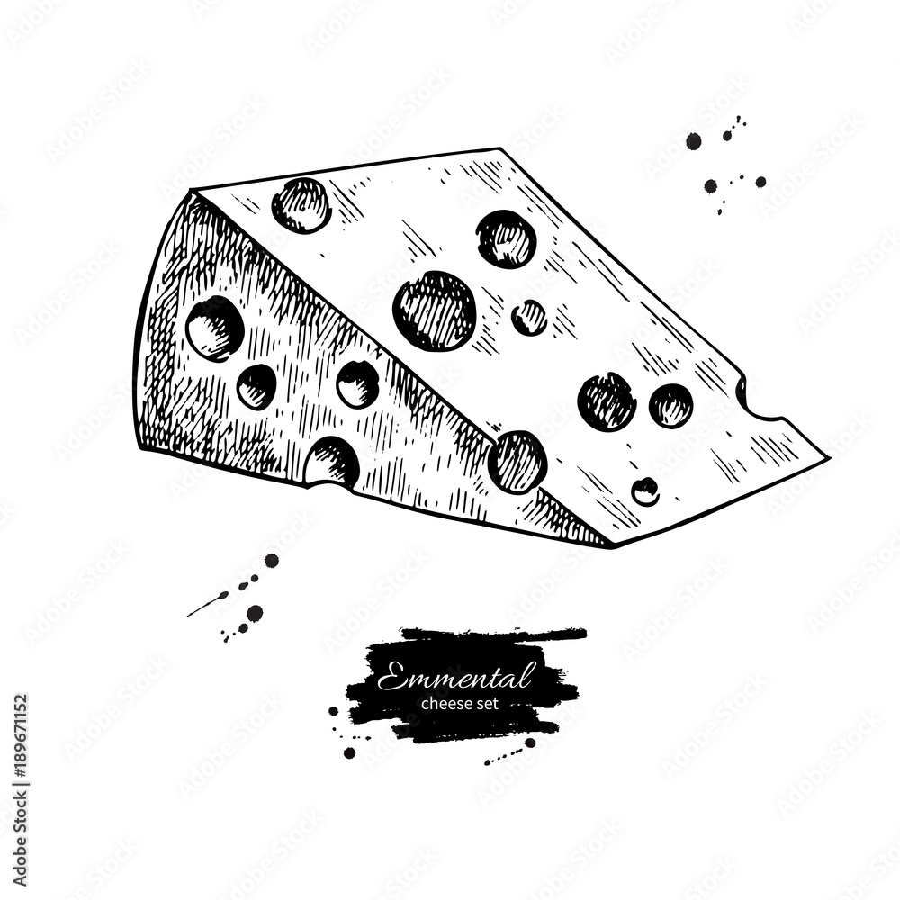 Cheese Slice Drawing