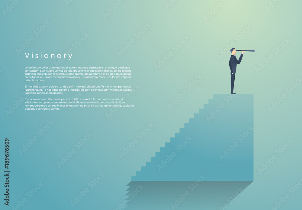 Business Visionary Infographic Stock Template | Adobe Stock