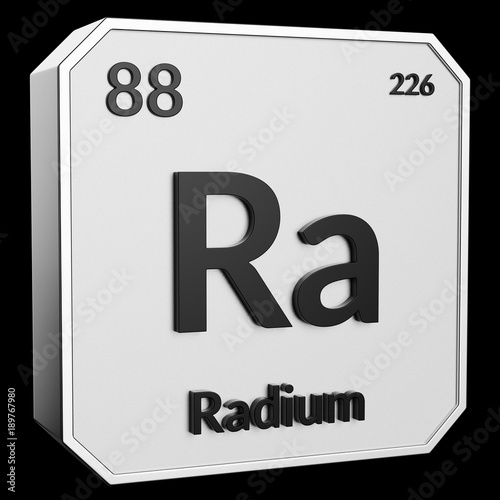 Radium Symbol Black And White