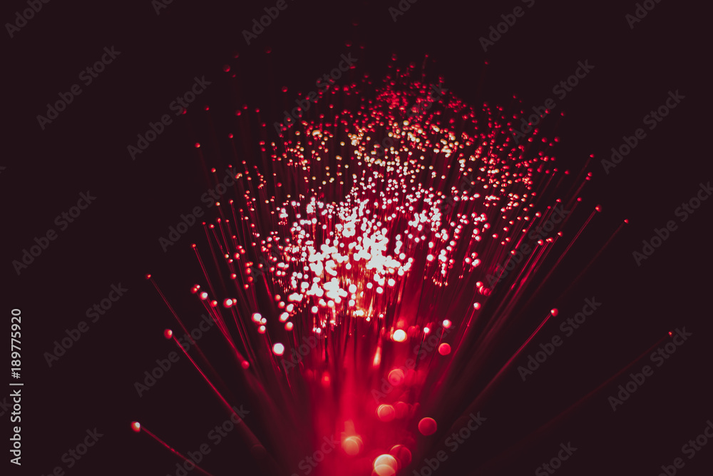Futuristic fiber optical network cable Stock Photo | Adobe Stock