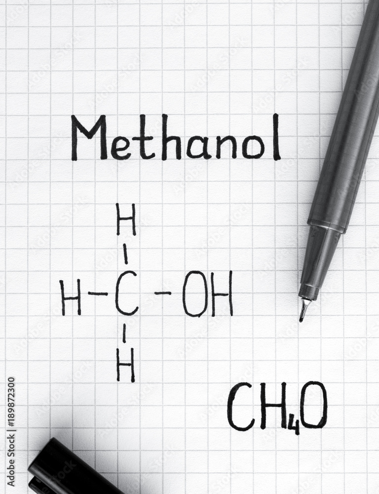 Structural Formula Methanol