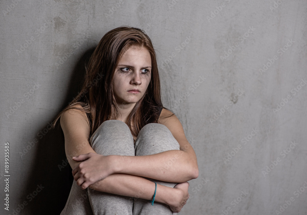 Sad Teenage Girl