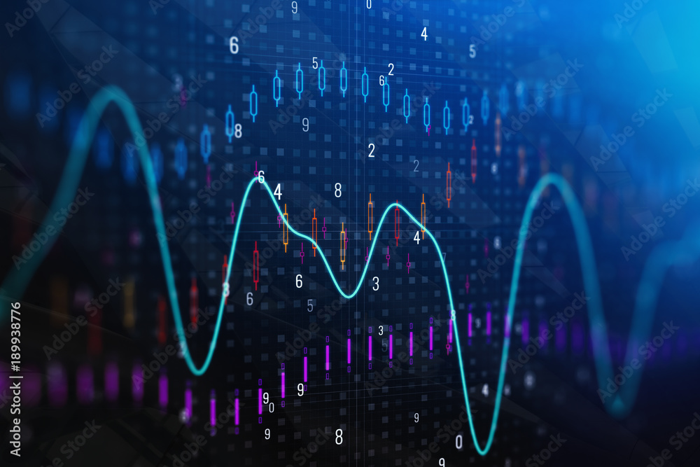 Forex chart backdrop Stock Photo | Adobe Stock