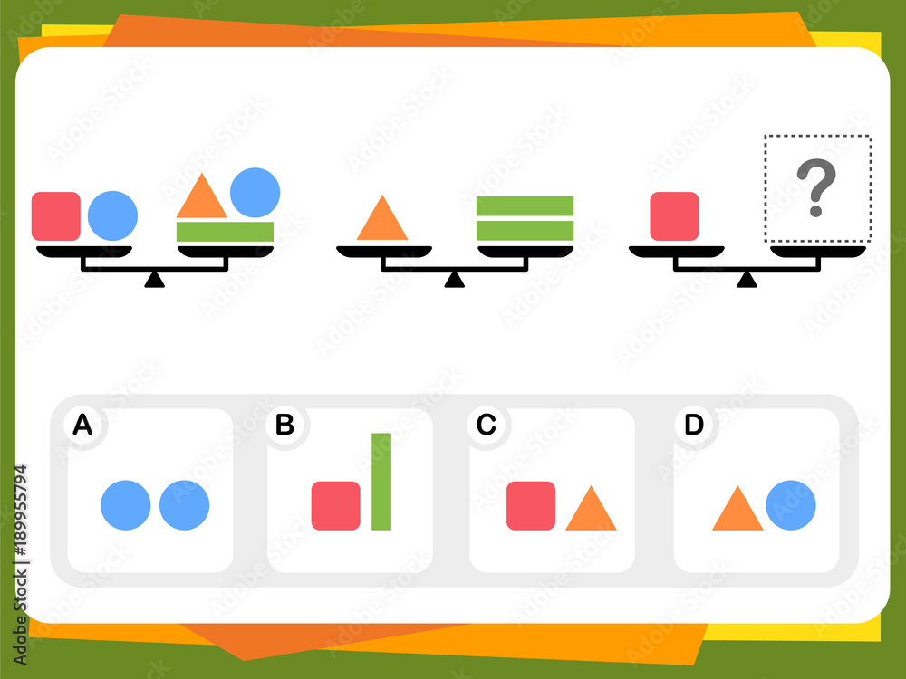 Practice Questions Worksheet for Education and IQ Test [Answer is A ...