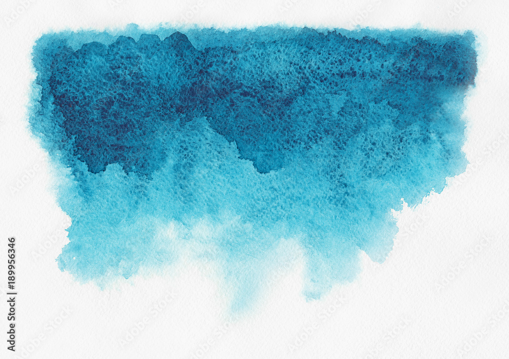 Watercolour. Blue watercolor background for textures and backgrounds ...