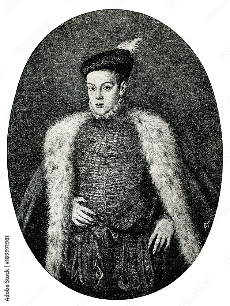 Carlos, Prince of Asturias, known as Don Carlos, portrait by Alonso ...