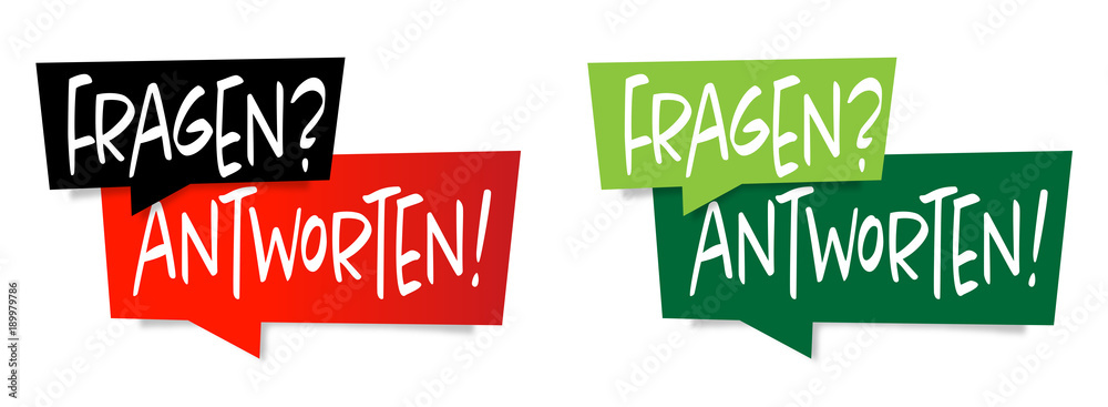 Fragen Antworten - FAQ Stock-Vektorgrafik | Adobe Stock