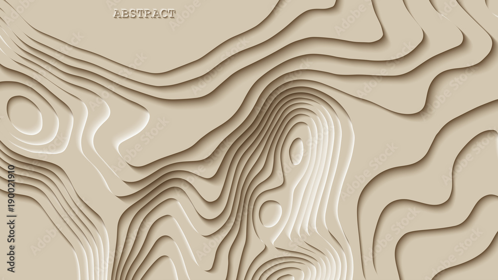 Mountain hiking. Map line of topography. Vector abstract topographic ...
