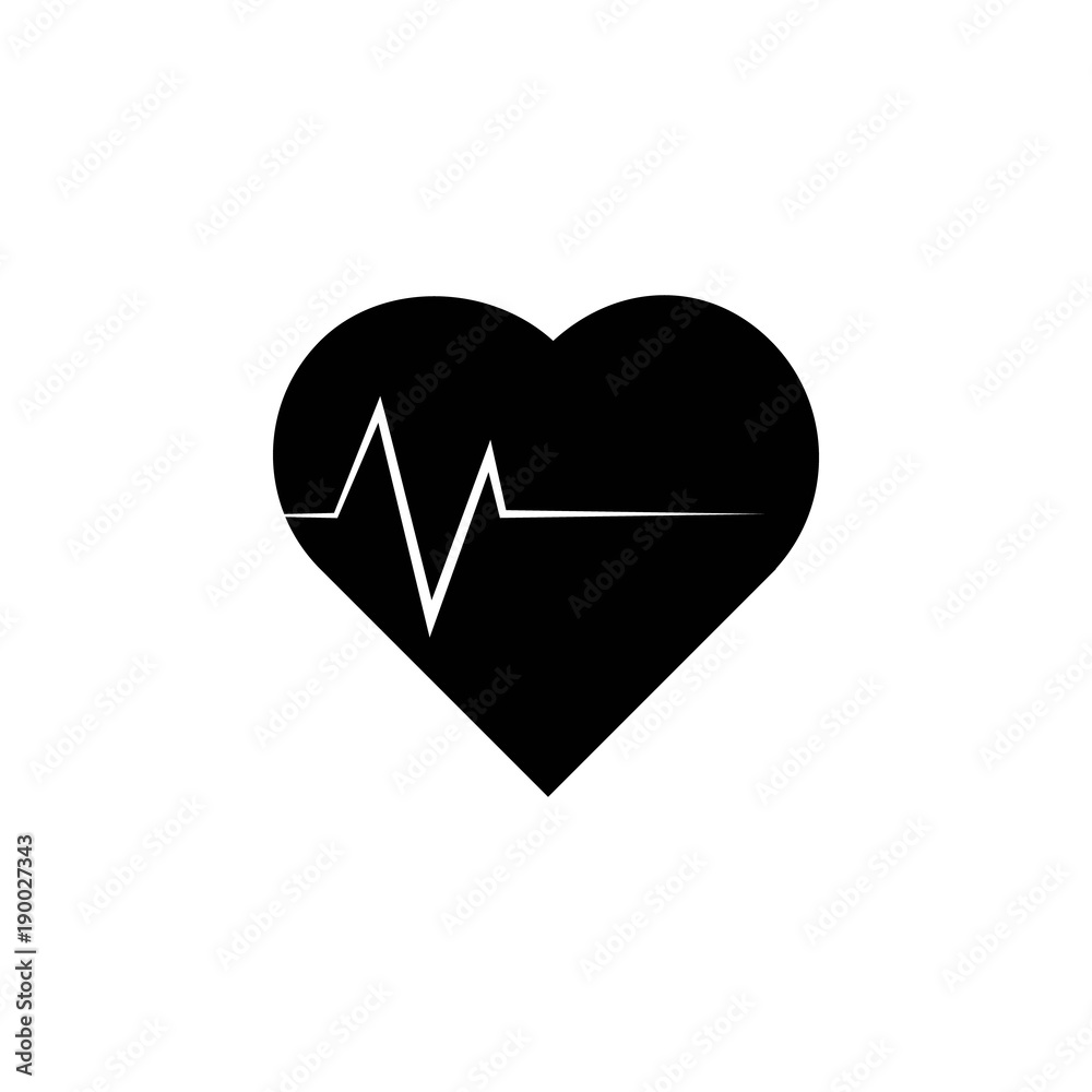 heart and palpitations icon. Element of medical instruments icons ...