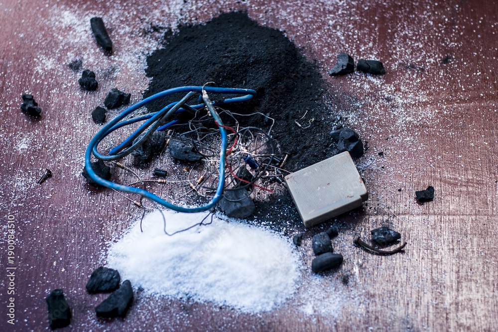 Close of ingredient or mixture of Earthing system or Grounding system i ...