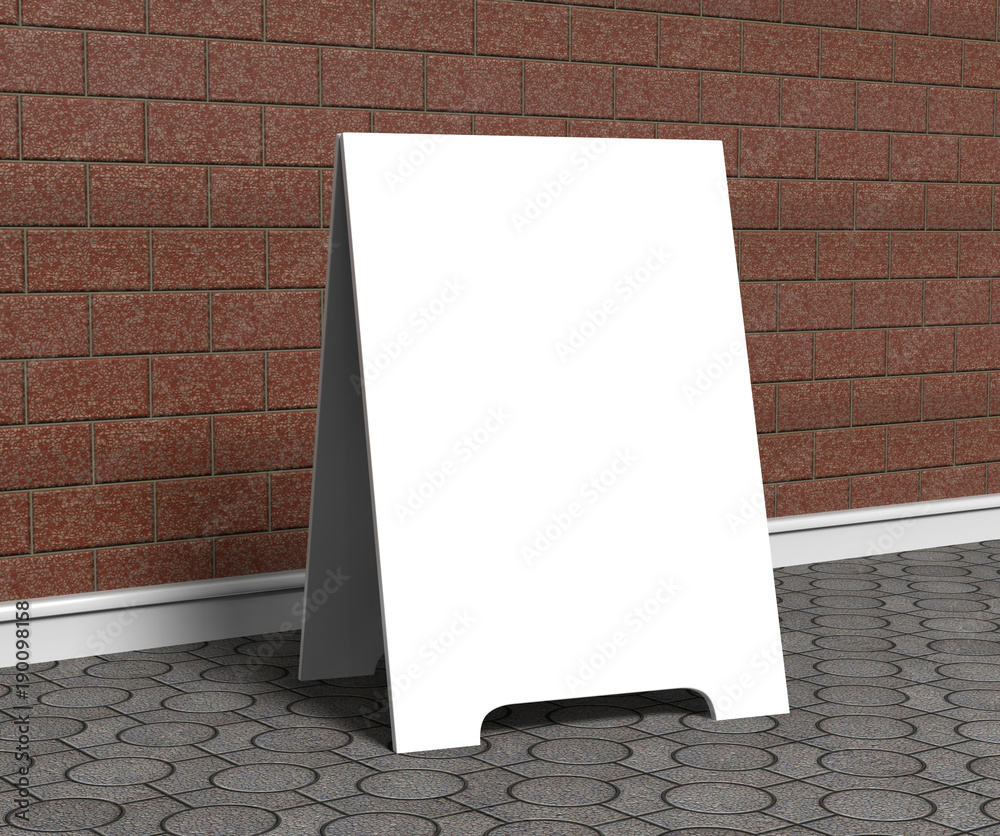 Crezon A-frame sandwich boards for design mock up and presantation ...