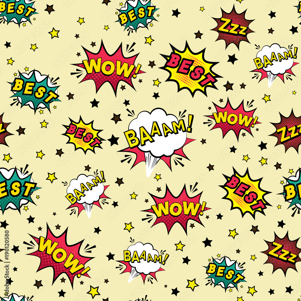 Abstract seamless patch pattern for girls, boys, clothes. Creative ...