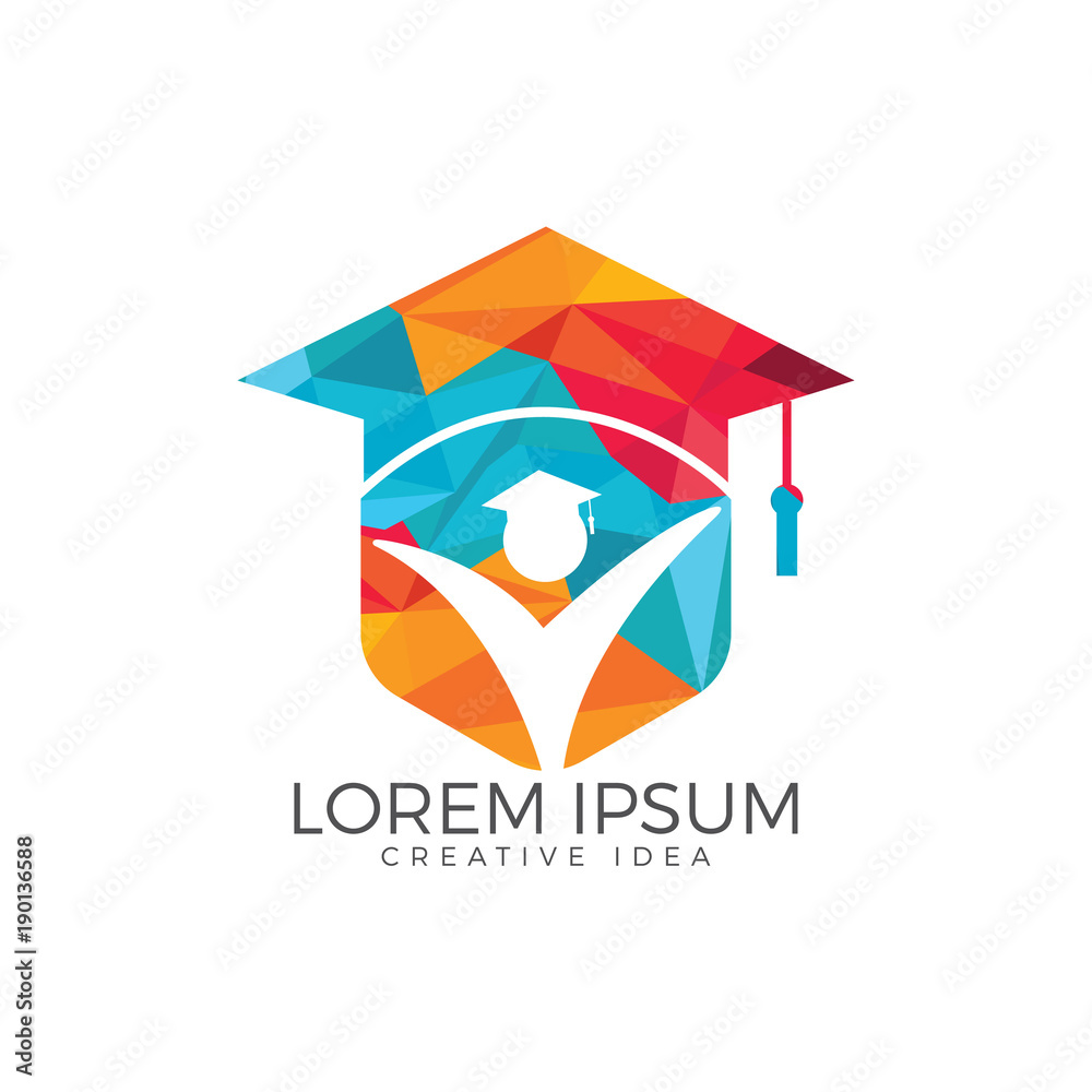 Education Logo design. Institutional and educational vector logo design ...