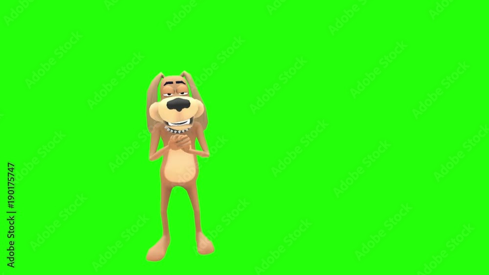 Evil sly sinister animated dog hound canine pooch mutt cartoon ...