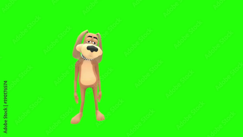 Drunk wobbly woozy dizzy unsteady unstable animated cartoon dog hound ...