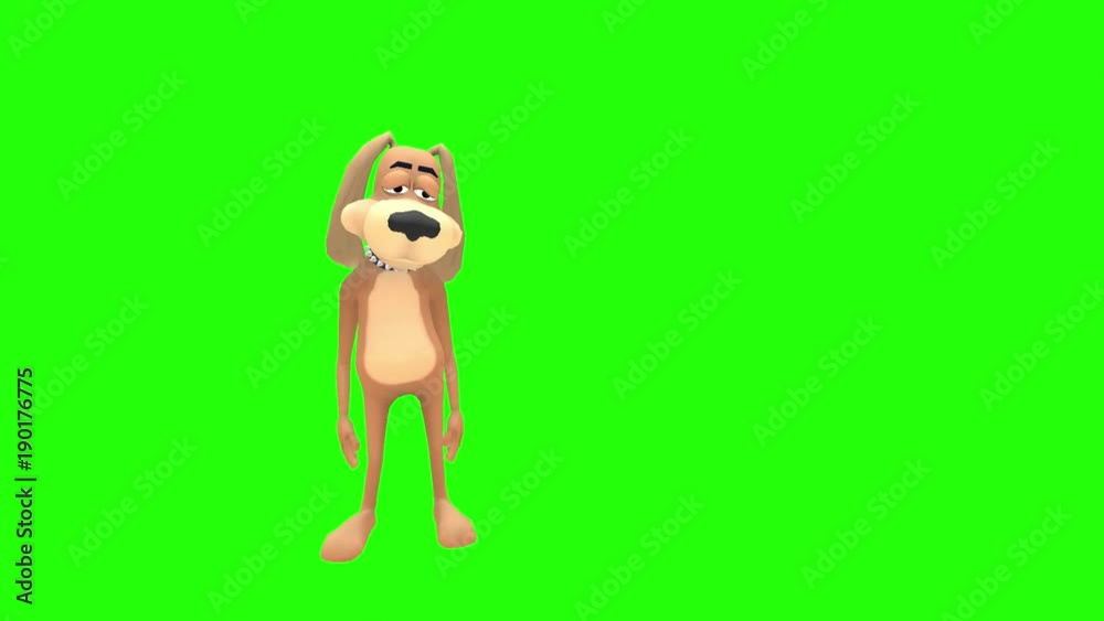 Drunk wobbly woozy dizzy unsteady unstable animated cartoon dog hound ...