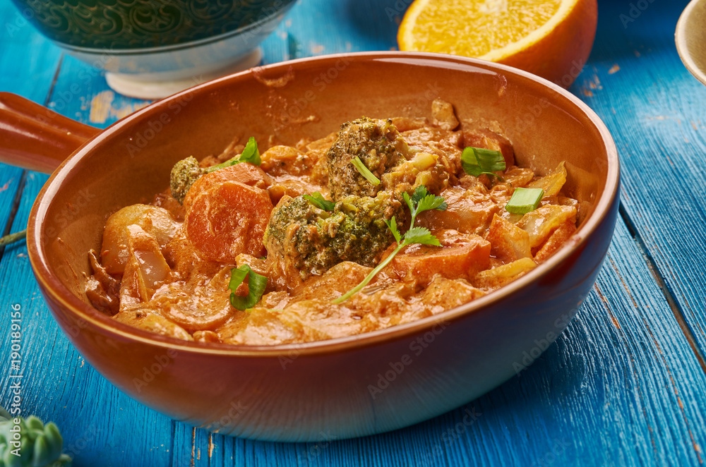 Ethiopian Inspired Berbere Chicken Curry Stock Photo | Adobe Stock
