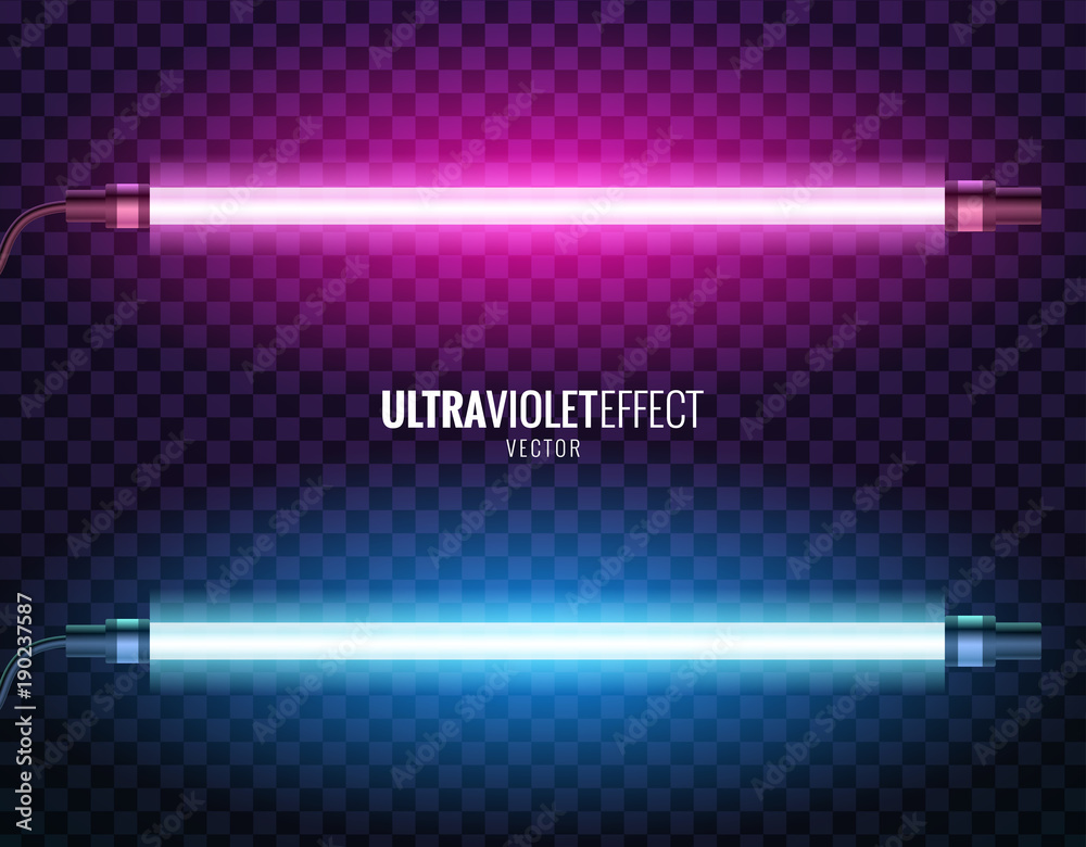 Vector of ultraviolet light. Stock Vector | Adobe Stock