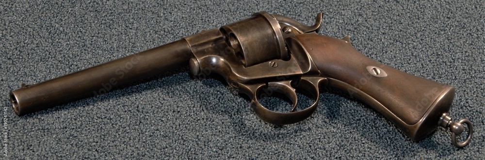 Antique civil war revolver Raphael Perrin Stock Photo | Adobe Stock