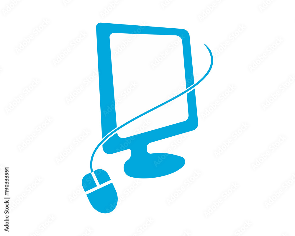 Computer Screen Silhouette