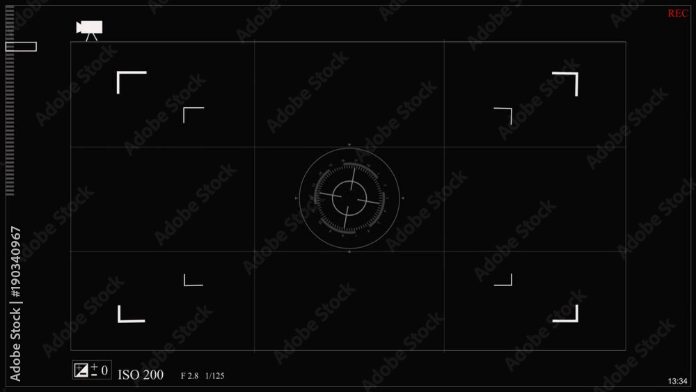 Sci fi is a custom futuristic viewfinder interface for photo and video cameras, a high-tech ...