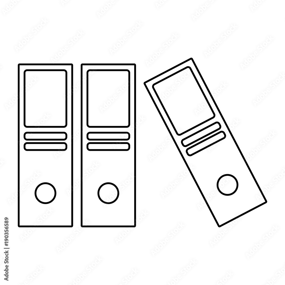 Icon - Ordner Stock-Vektorgrafik | Adobe Stock