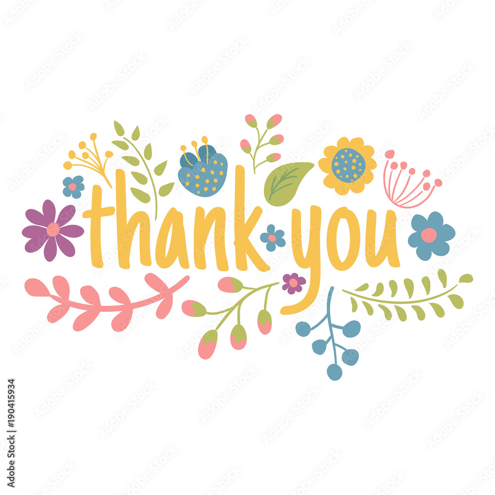 thank you Stock Vector | Adobe Stock