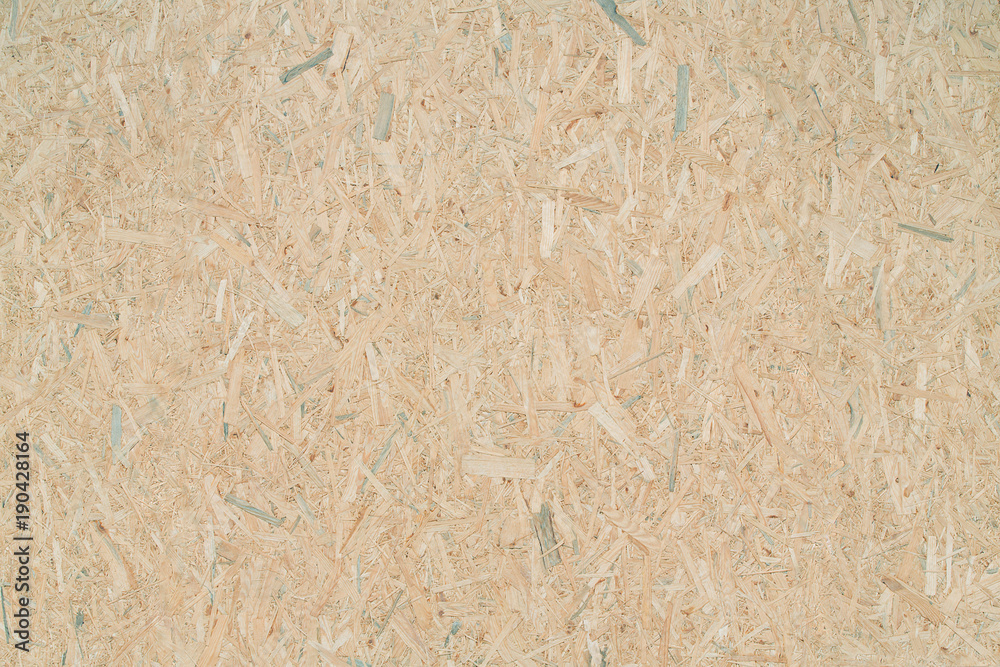 OSB - oriented strand board or QSB - quality strand board, chipboard ...