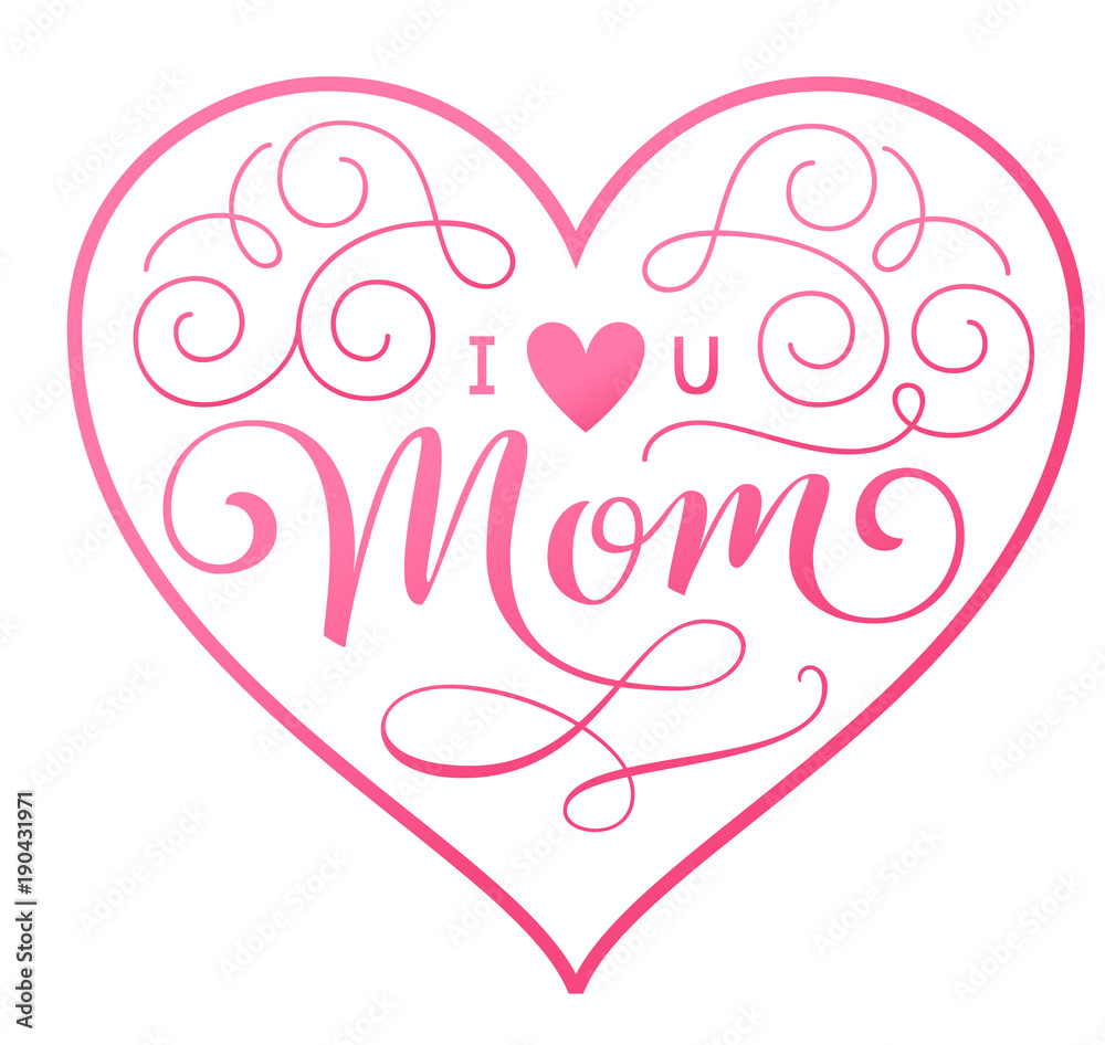 Pictures Of Hearts That Say I Love You Mom