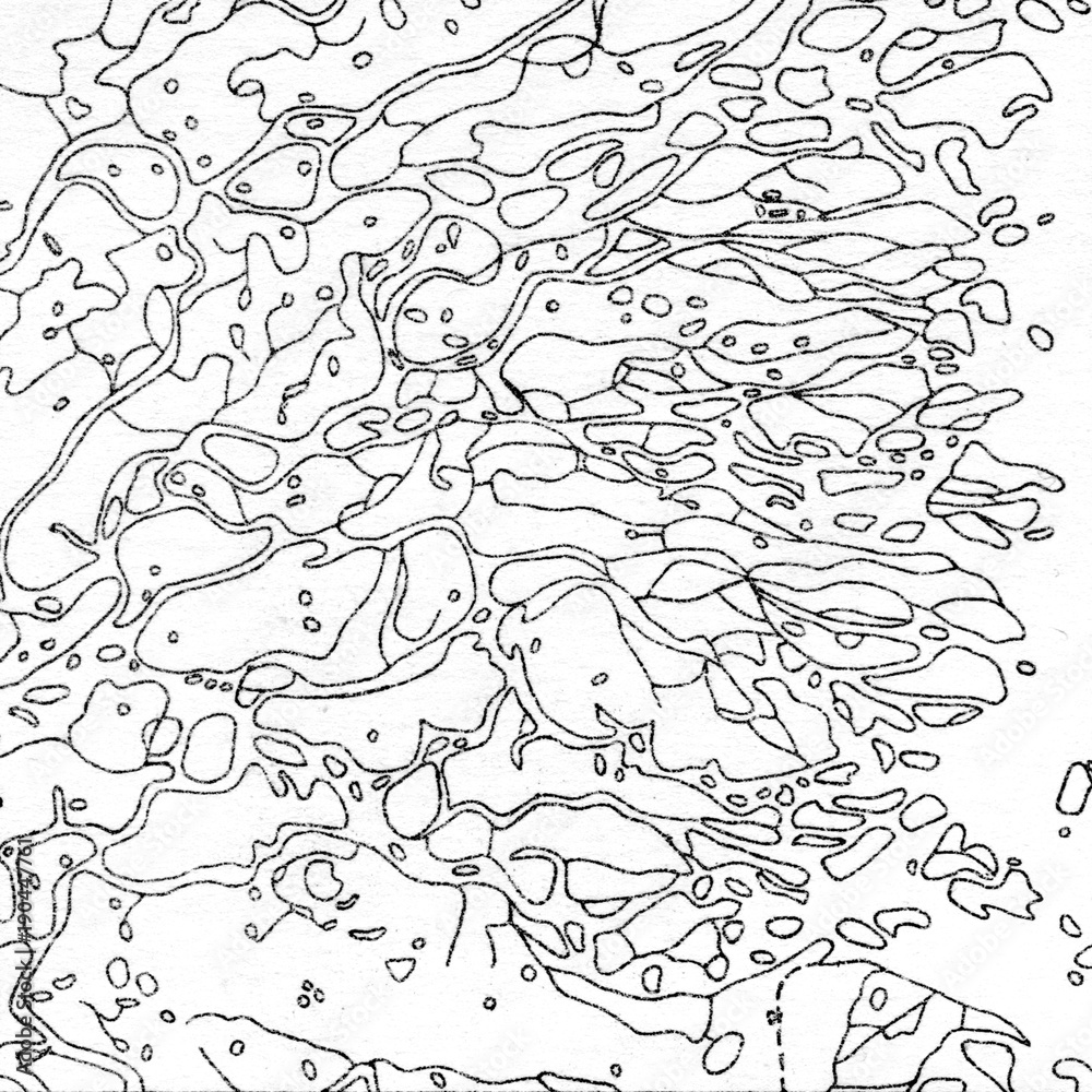 Vintage contour mapping. Natural printing illustrations of maps. Stock ...
