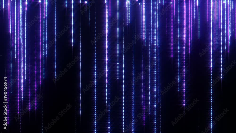 Glittering Particle Streaks Seamless Looping | Raining Glowing Glitter ...