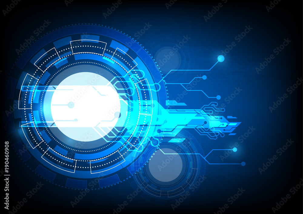 Vector abstract futuristic.Computer network technology background ...