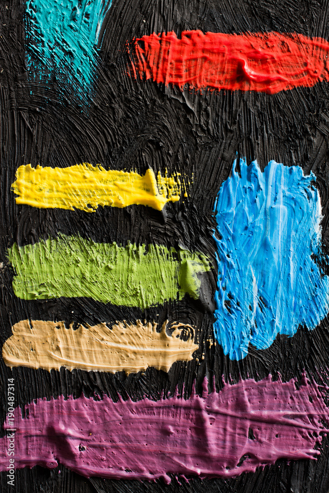 Abstract painting poster. Background for a painter exhibition Stock ...