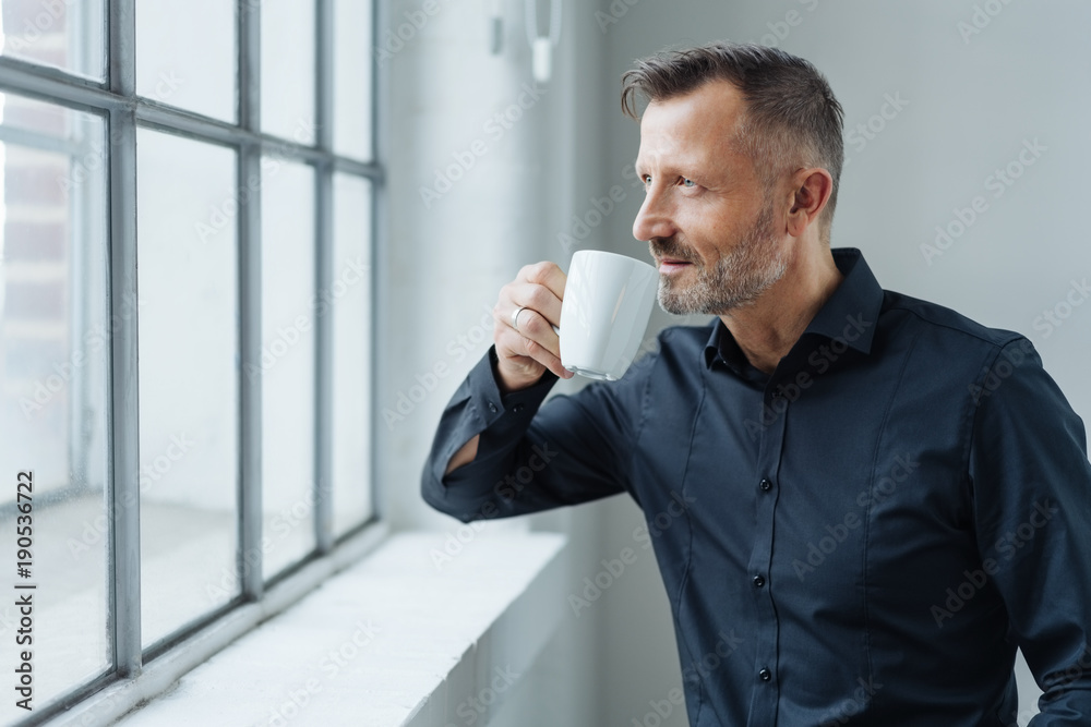 Person Daydreaming At Work