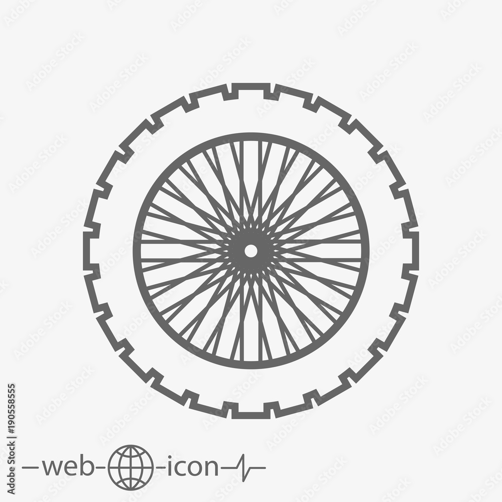 motorcycle wheel vector de Stock | Adobe Stock