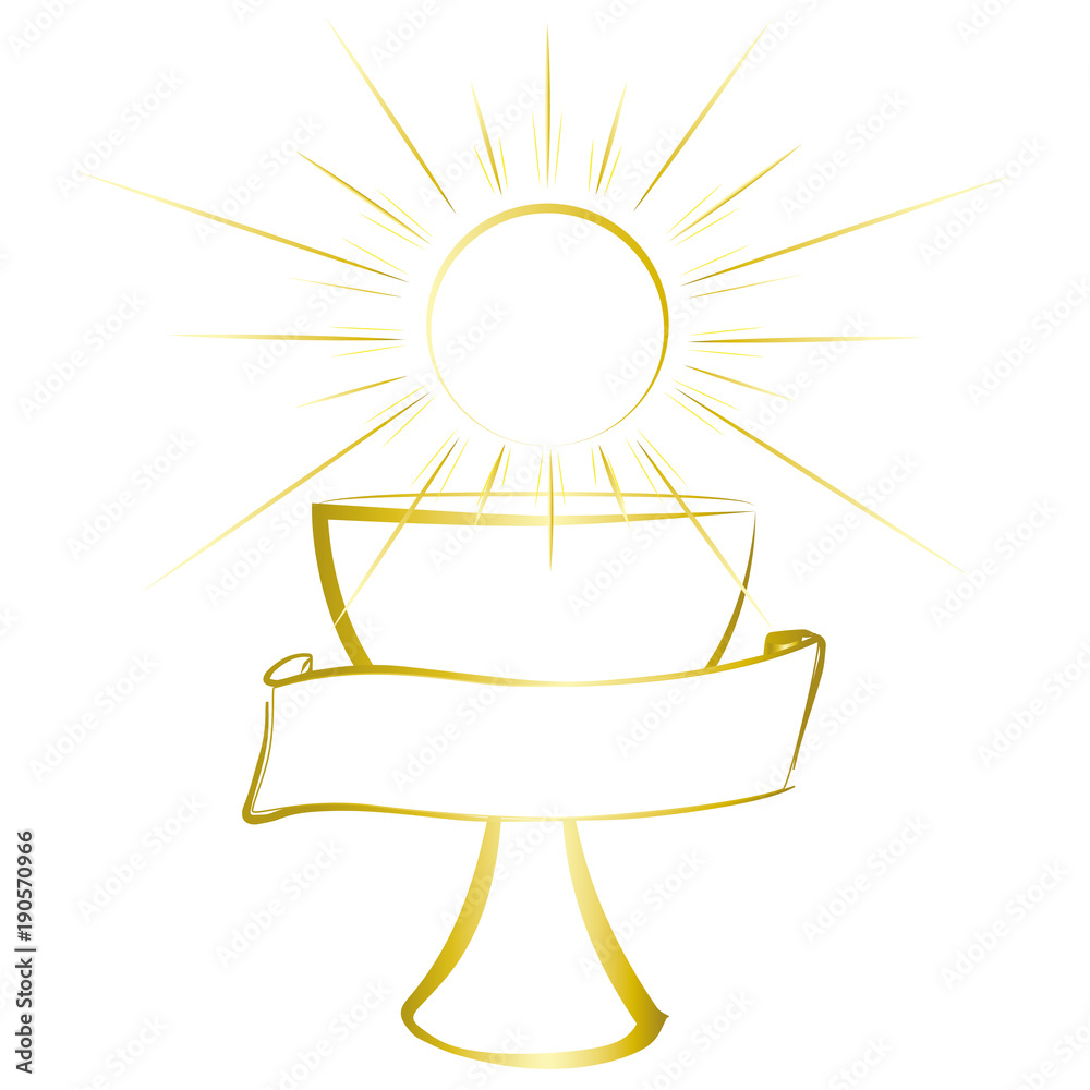 First holy communion- invitation design. Stock Vector | Adobe Stock