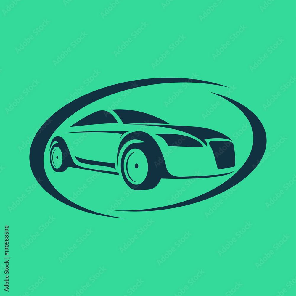 Logo car wash Vector Illustration Stock Vector | Adobe Stock