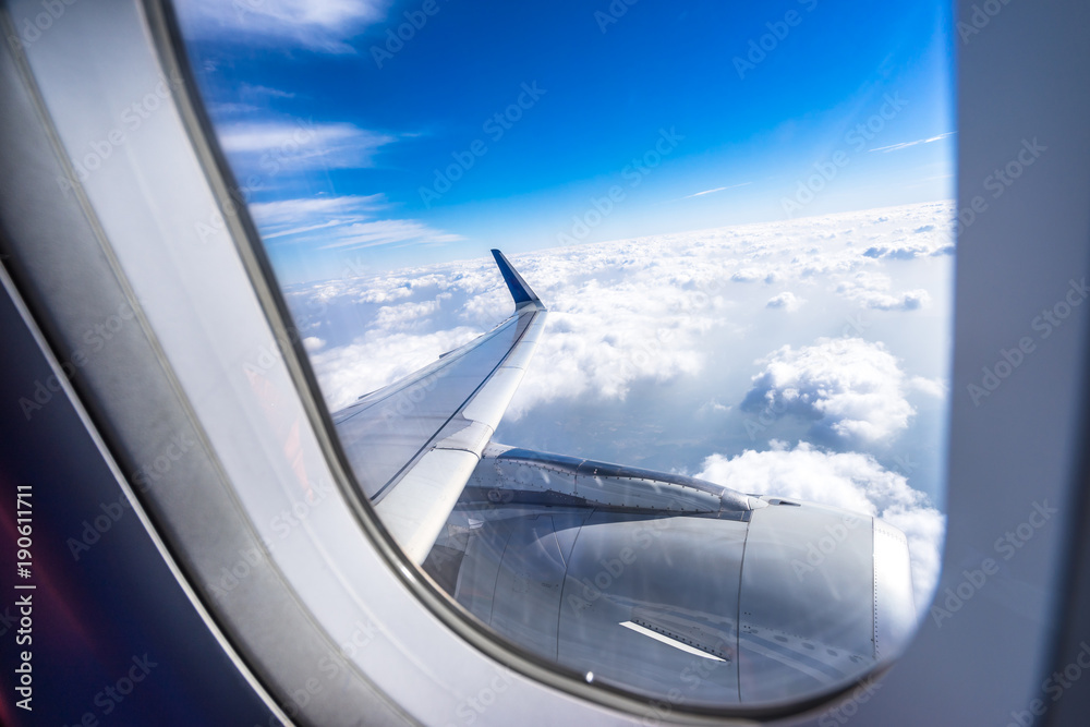 airplane window Stock Photo | Adobe Stock