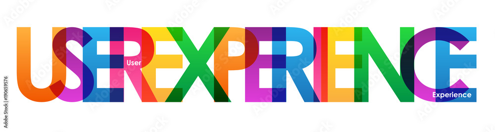 USER EXPERIENCE (UX) vector letters icon Stock Vector | Adobe Stock