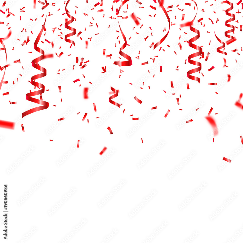Red Confetti Png