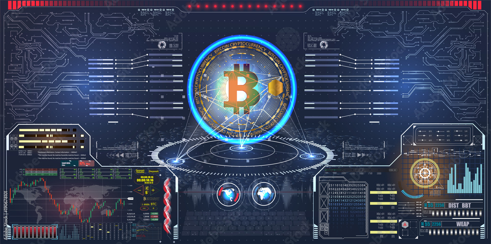 trader tools for successful trading. HUD elements pack. Infographic ...