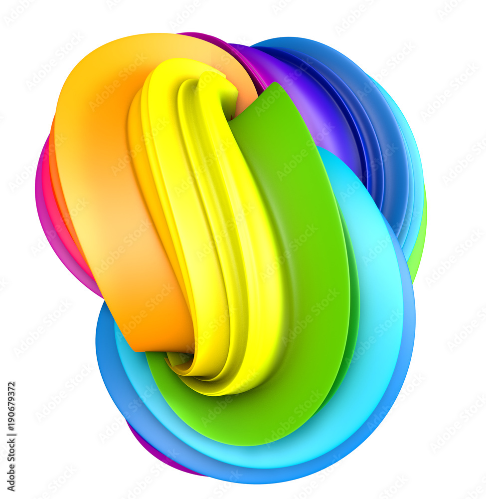 3d render. Abstract colorful background Stock Illustration | Adobe Stock