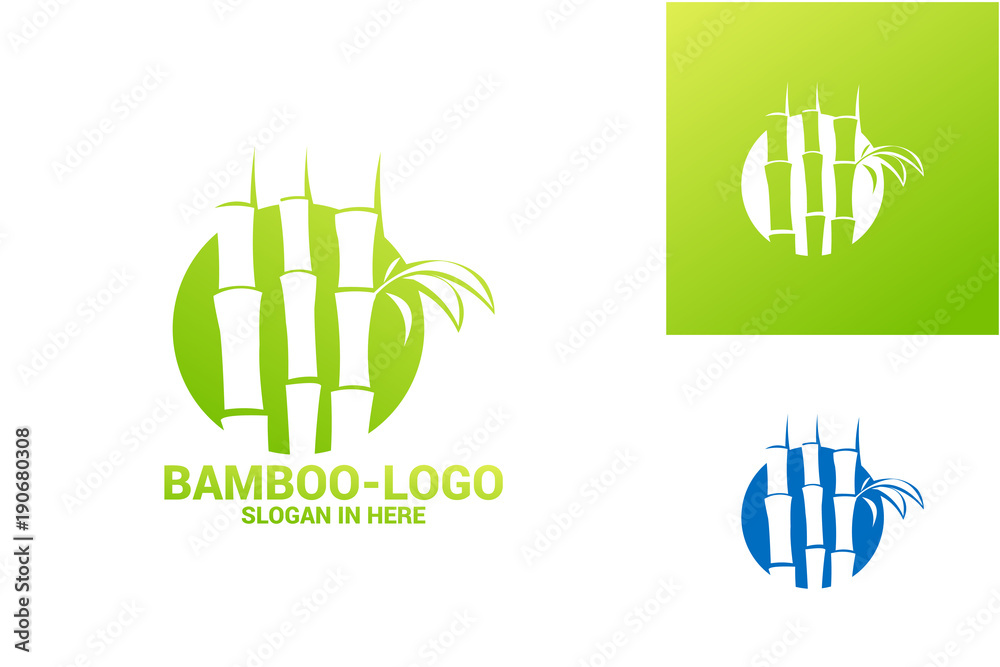 Bamboo Logo Template Design Vector, Emblem, Design Concept, Creative ...
