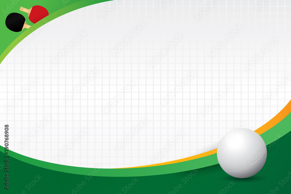 Ping pong design background. Vector illustration Stock Vector | Adobe Stock