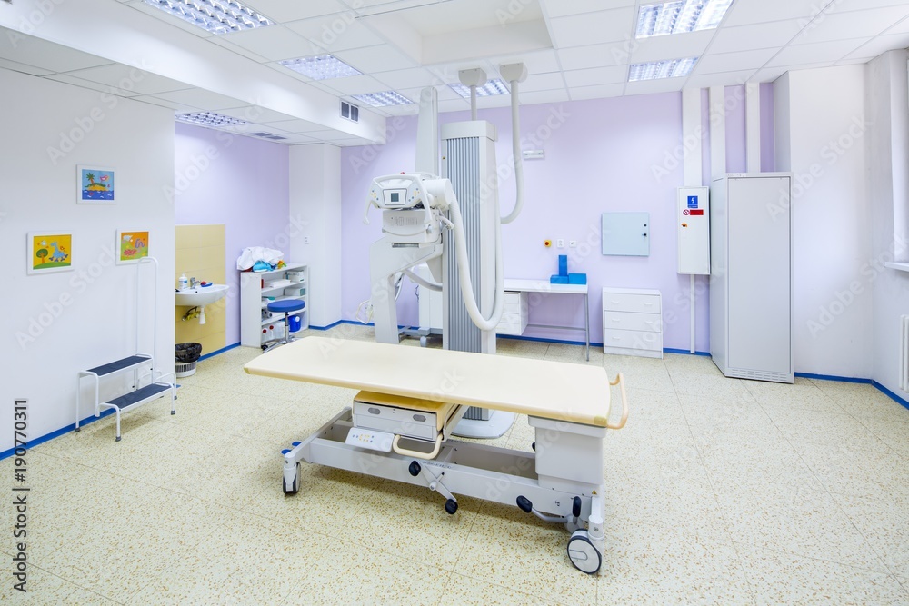 Hospital room with x-ray machine Stock Photo | Adobe Stock