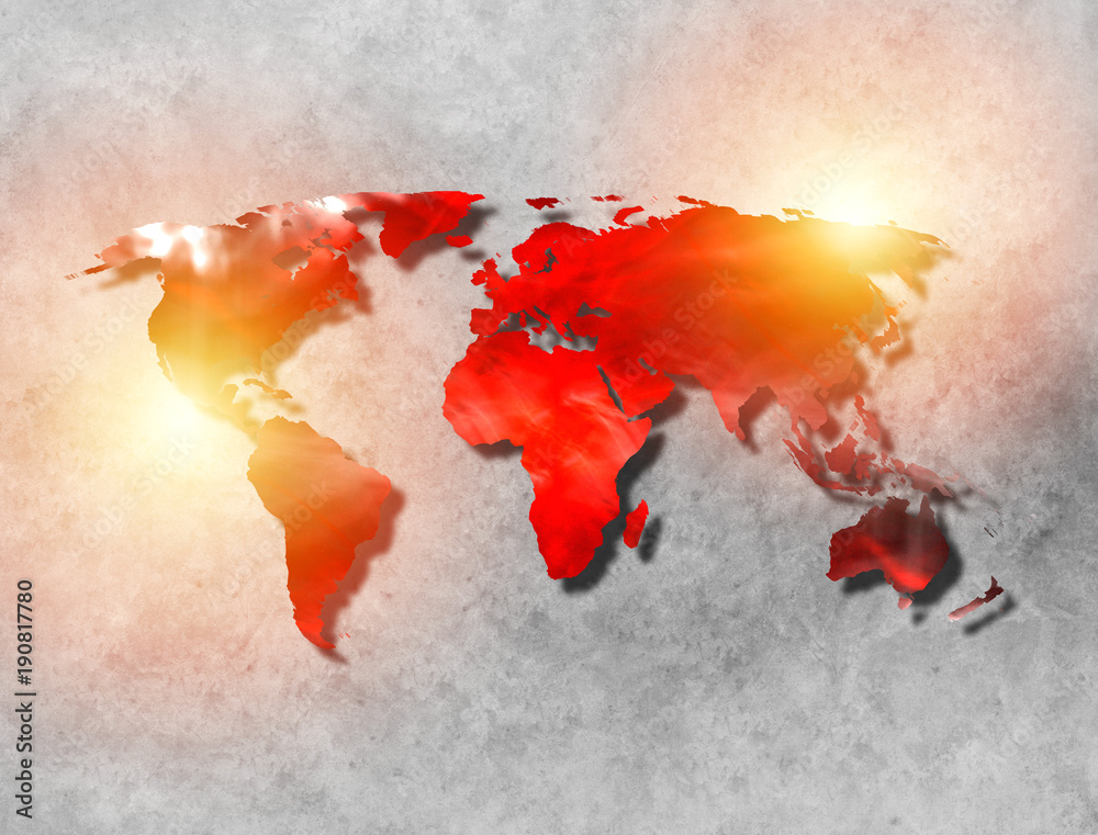 Abstract World Map background with texture Stock Photo | Adobe Stock