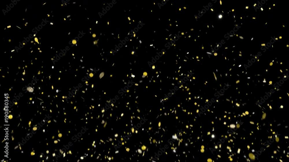 Confetti with alpha channel! Loopable. Transparency included so you can ...