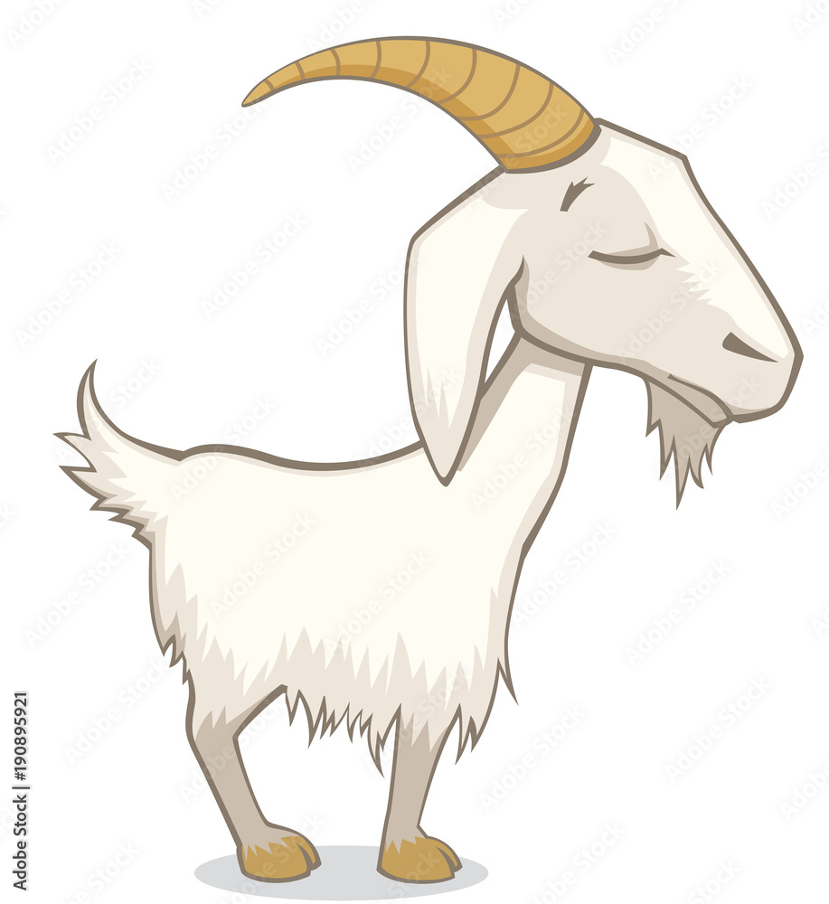 Funny Goat Cartoon
